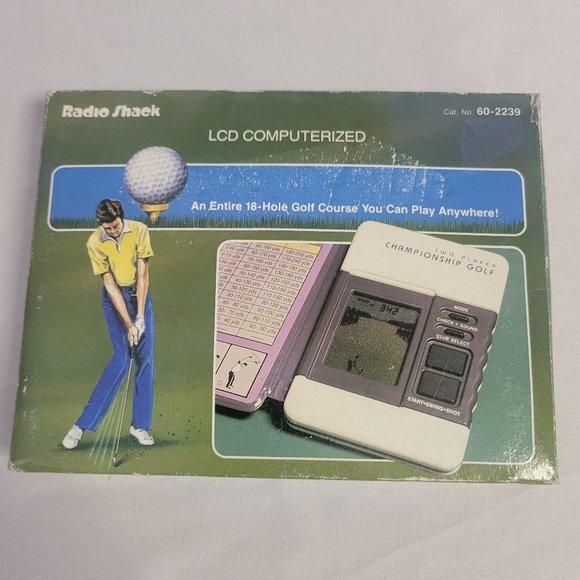 Radio Shack | Other | Vintage Radio Shack 991 Lcd Handheld Golf Game ...